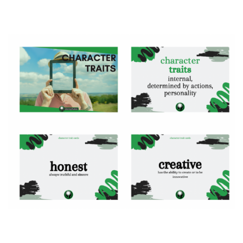 Character Traits and Feelings Cards — Literary Fusions